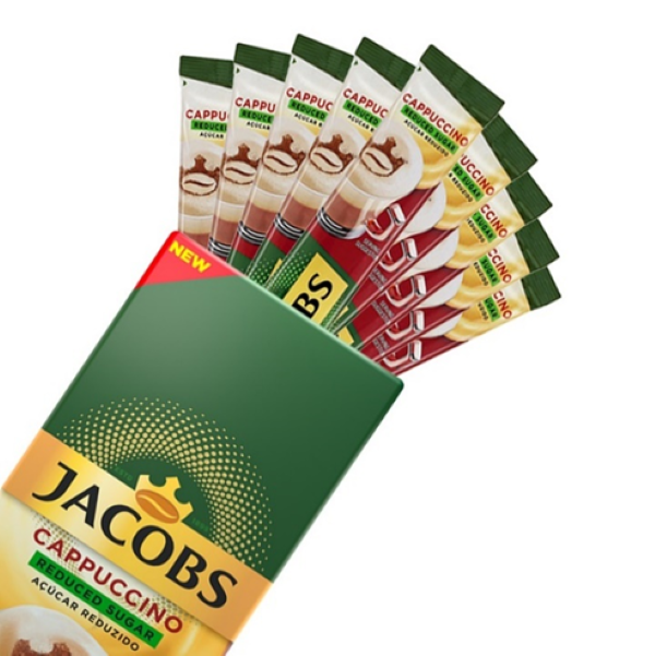 40% off on Jacobs Pack of 5 Instant Coffee Cappuccinos Drink Sachets ...