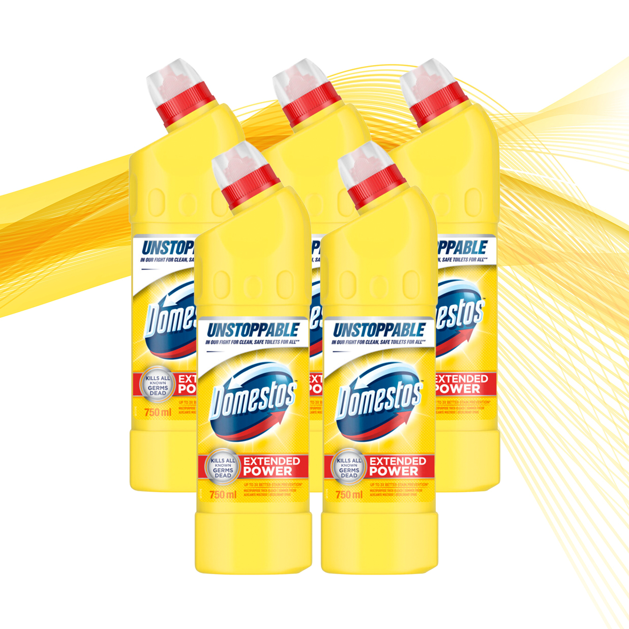 30% off on Pack of 5 750ml Multi-Purpose Bleach