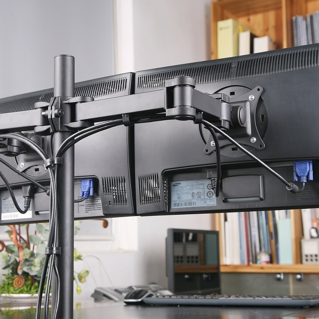 43% off on Adjustable Dual Monitor Desk Mount