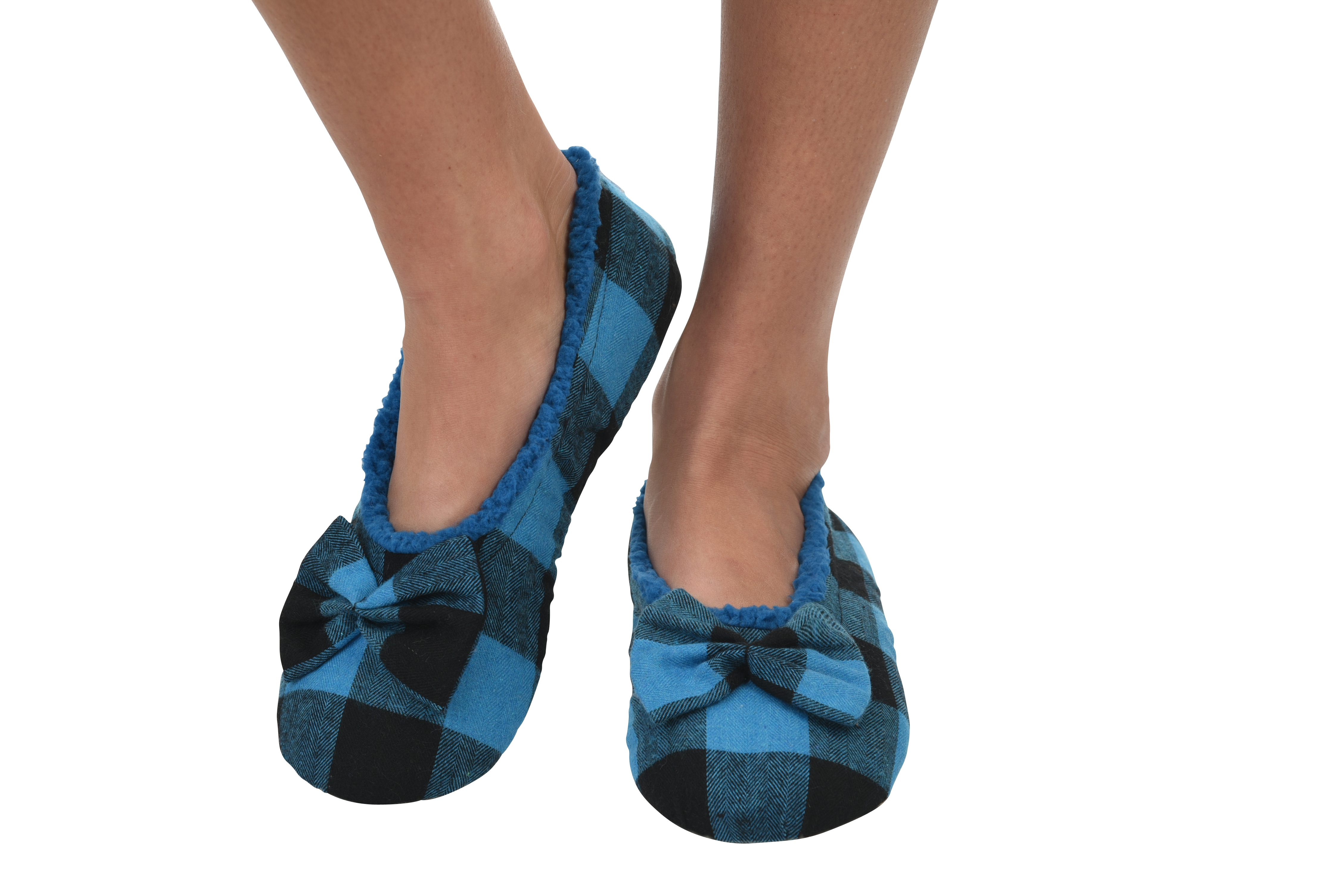 43% off on Snoozies Ladies Buffalo Plaid Slippers | OneDayOnly.co.za